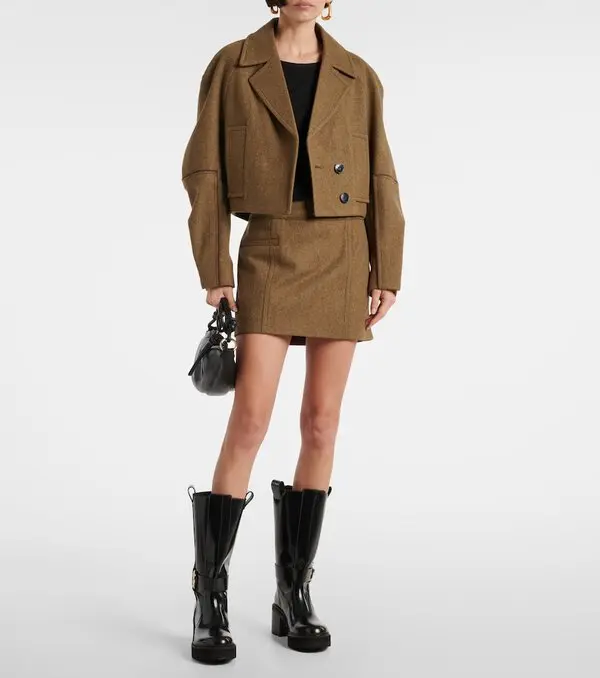 See By Chloé Knee-high Leather Boots With Gold Hardware