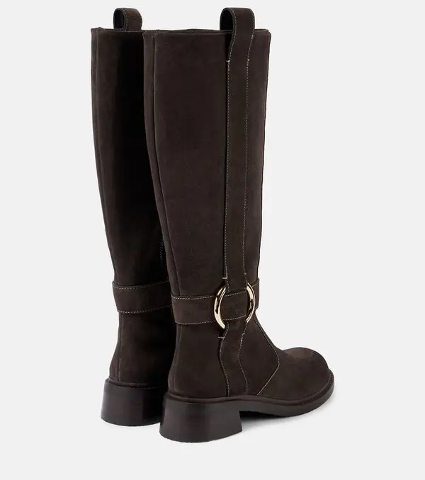 See By Chloé Ring Suede Knee-high Boots