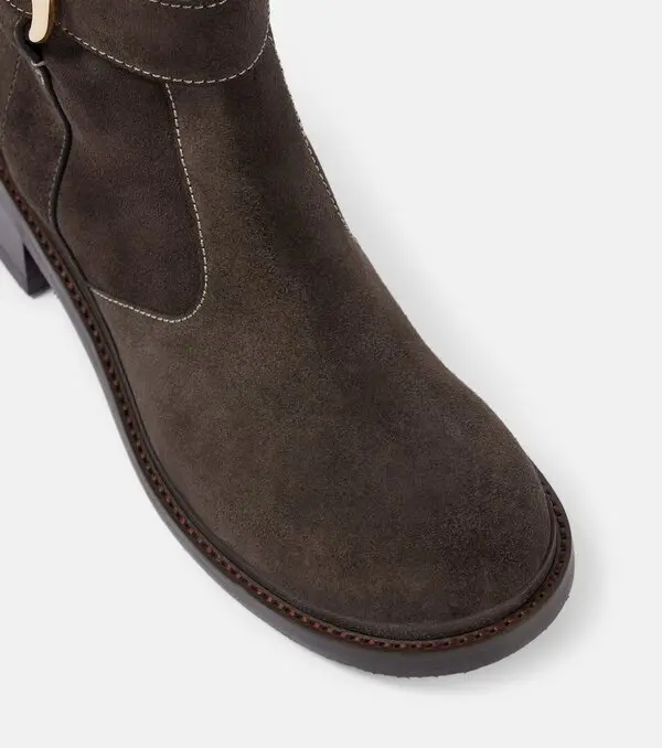 See By Chloé Ring Suede Knee-high Boots