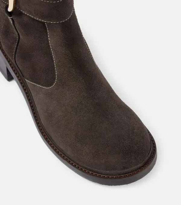 See By Chloé Ring Suede Knee-high Boots