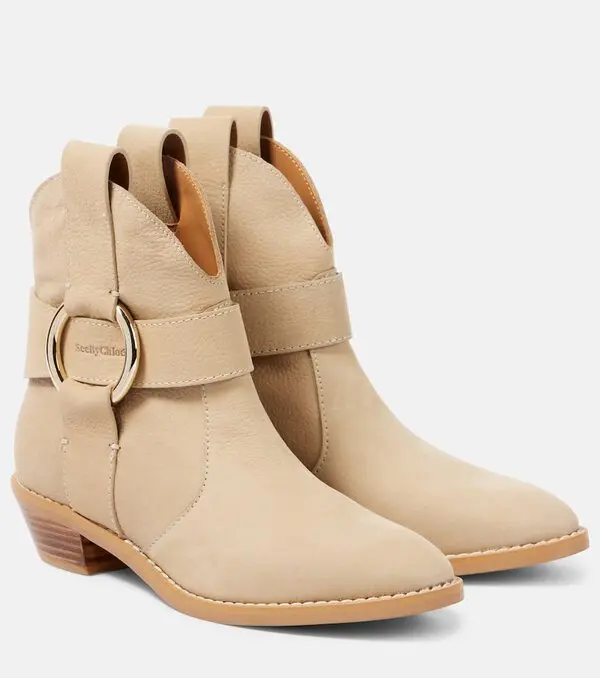 See By Chloé Ring 40 Leather Ankle Boots