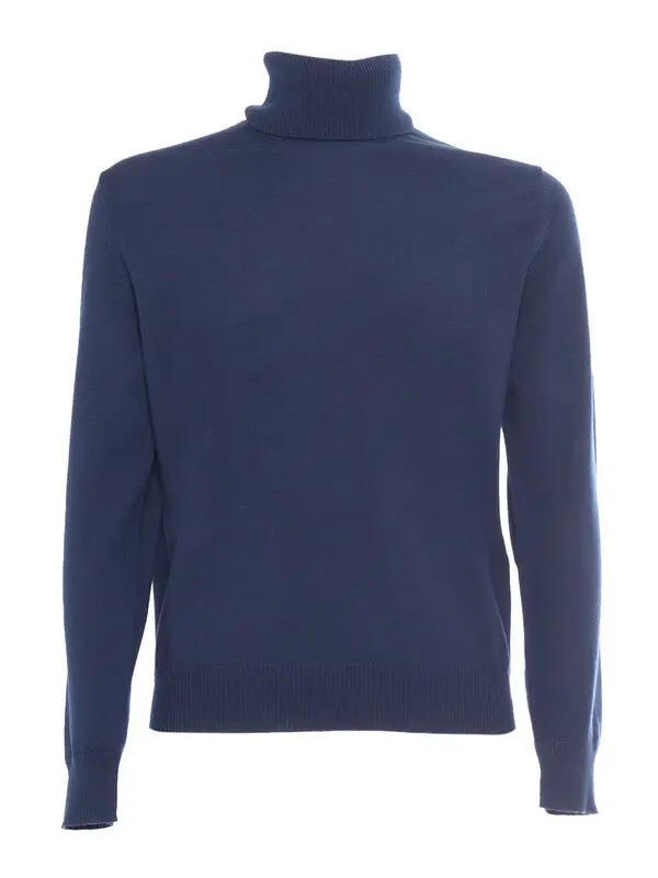 BALLANTYNE Turtleneck Pullover - Blu