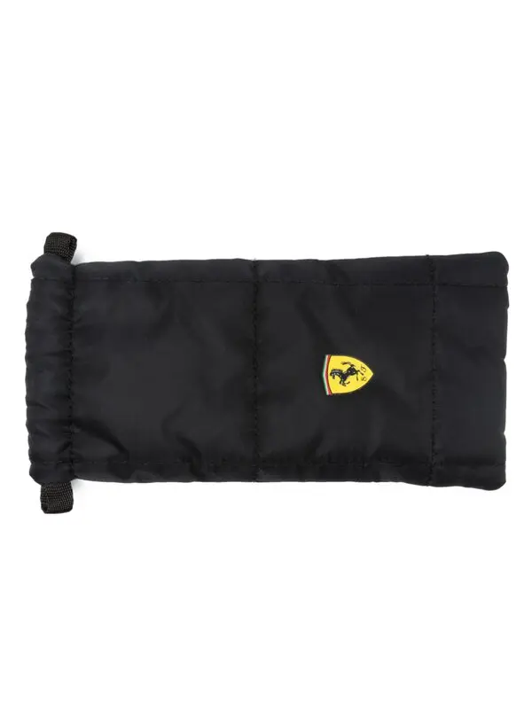 SCUDERIA FERRARI Shield-frame Sunglasses - Black