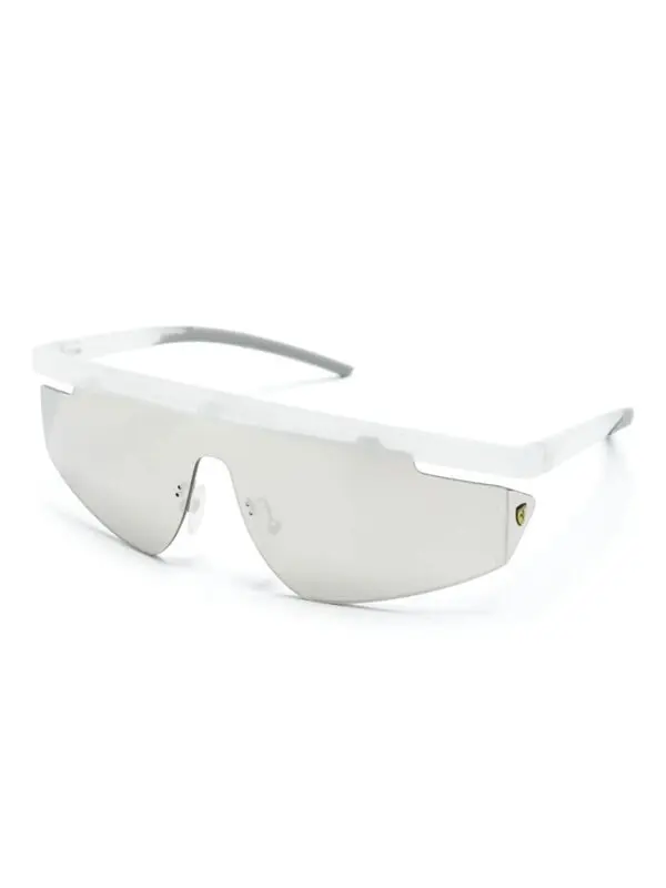 SCUDERIA FERRARI Wraparound-frame Sunglasses - Silver