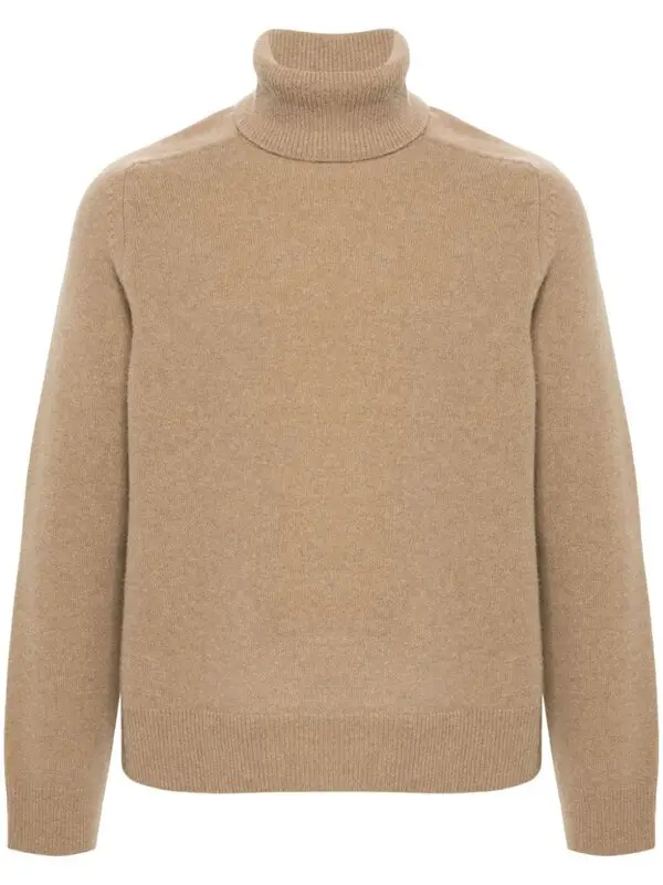 MAISON MARGIELA Roll-neck Wool Jumper - Neutrals