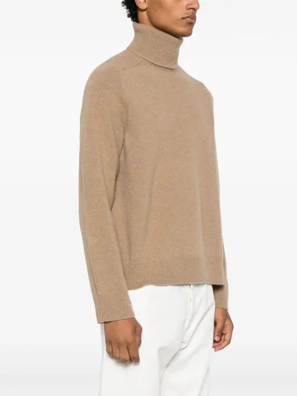 MAISON MARGIELA Roll-neck Wool Jumper - Neutrals