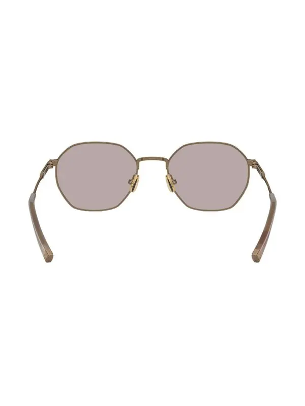 Brunello Cucinelli Hexagonal Sunglasses - Gold