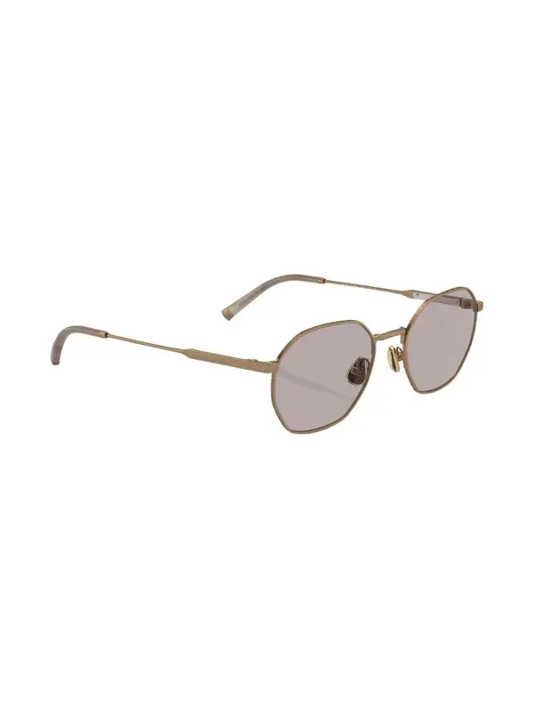 Brunello Cucinelli Hexagonal Sunglasses - Gold
