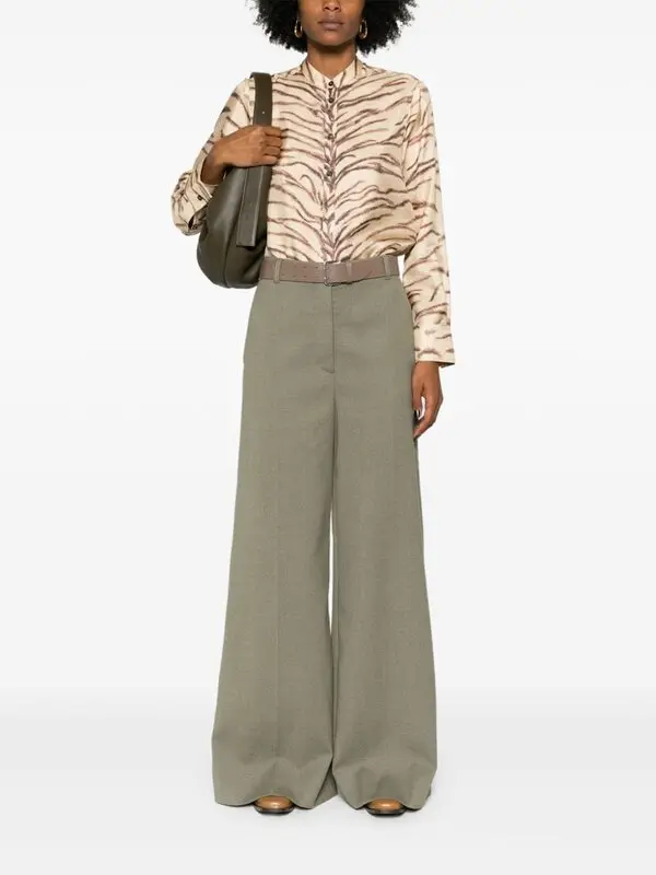 Stella McCartney Tiger-print Shirt - Neutrals