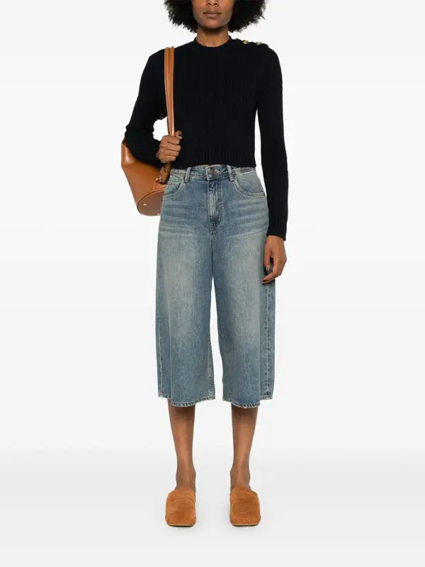 Chloé Cable-knit Cropped Jumper