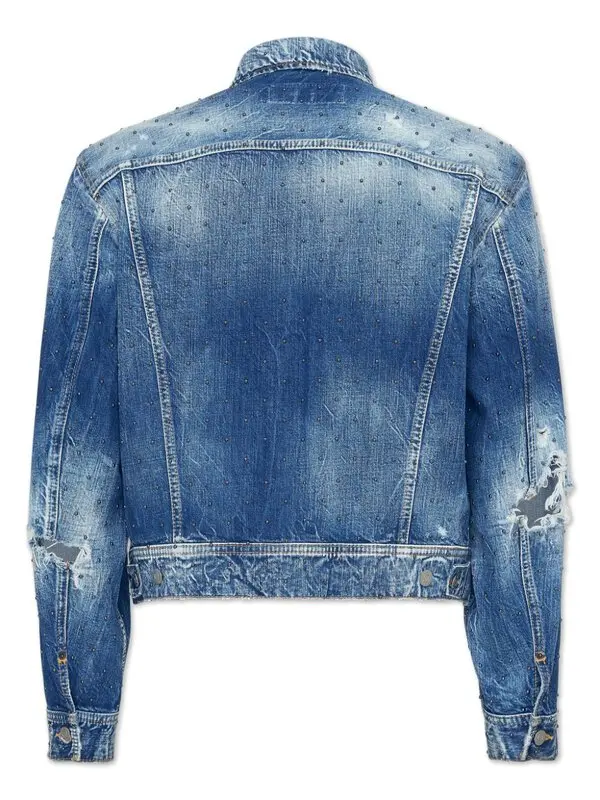 Dsquared2 Beaded Denim Jacket