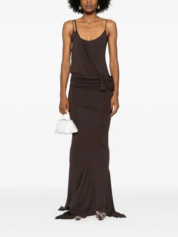 Attico Layered Maxi Dress