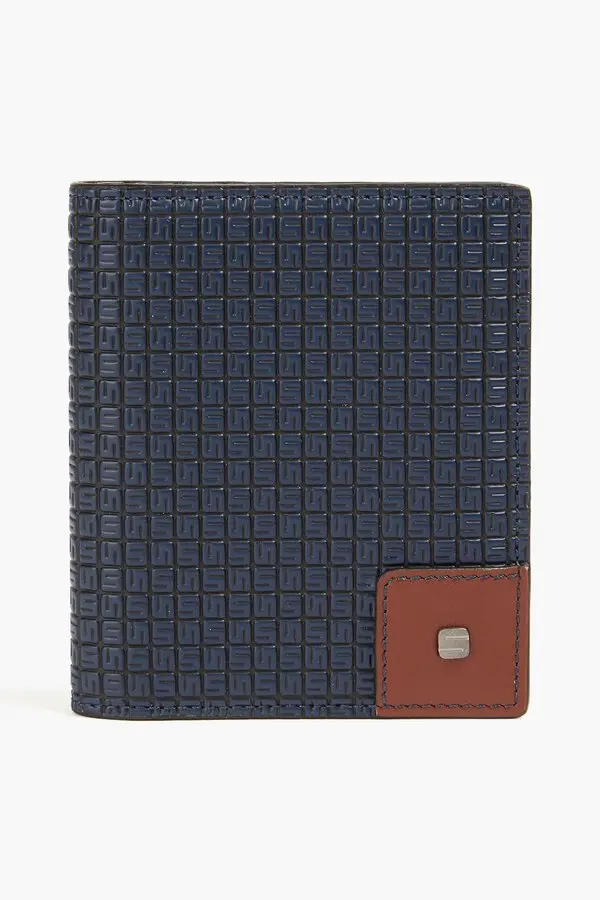 SERAPIAN Logoembossed Coatedcanvas And Leather Wallet