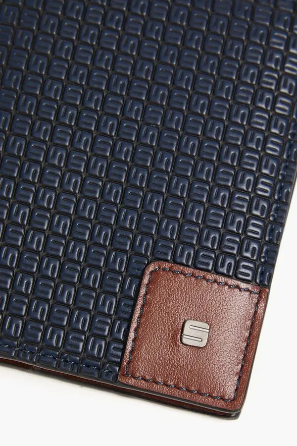 SERAPIAN Logoembossed Coatedcanvas And Leather Wallet