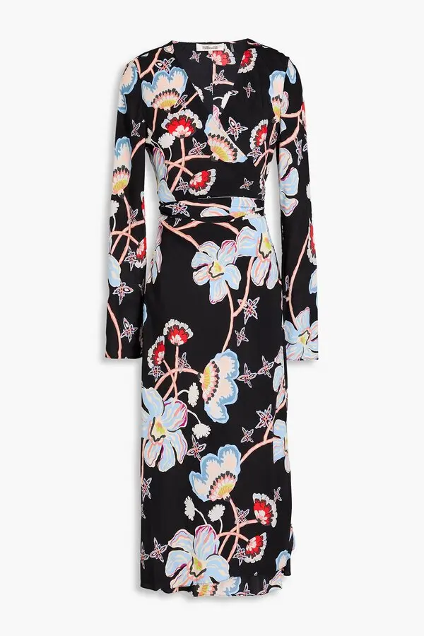knee length dresses for ladies Farm Rio Farm Rio Red Hearts Midi Dress main image 1