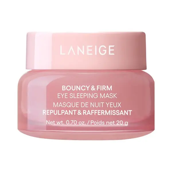 LANEIGE Bouncy & Firm Eye Brightening Sleeping Mask With Peony + Collagen Complex - One-color
