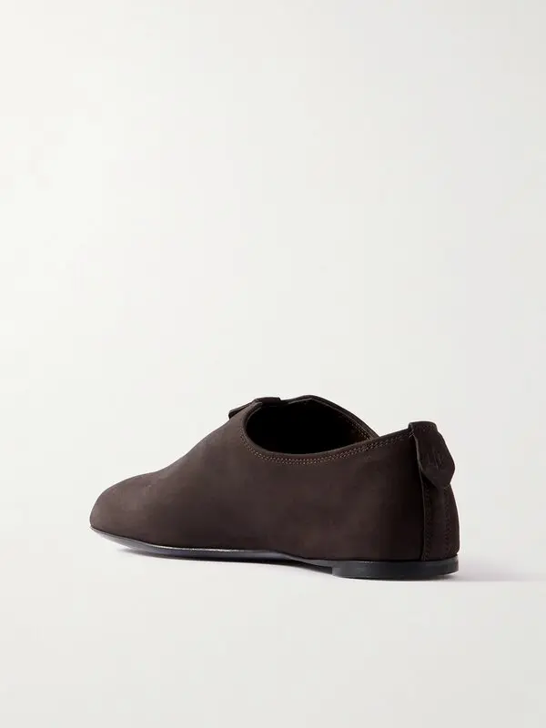 Loro Piana Floaty Nubuck Loafers