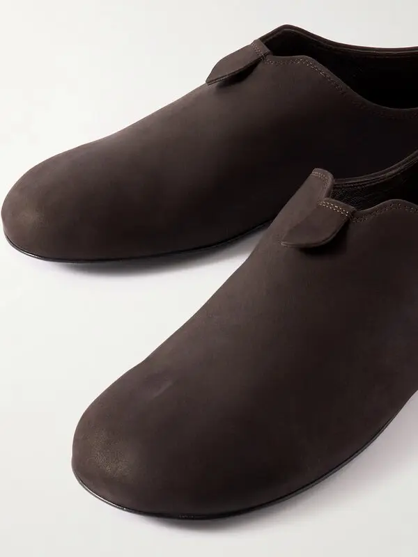 Loro Piana Floaty Nubuck Loafers