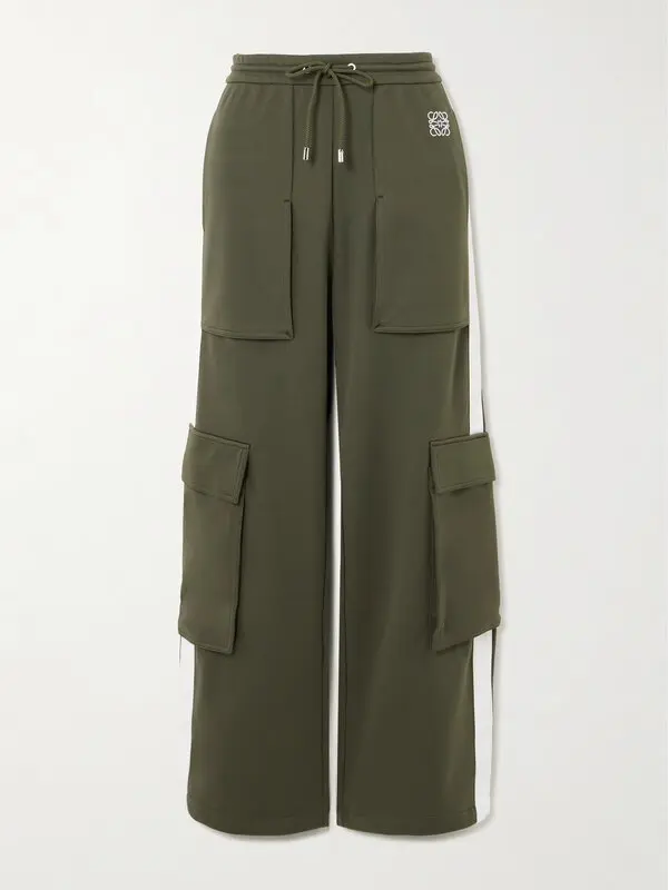 Loewe Striped Tech-jersey Cargo Pants