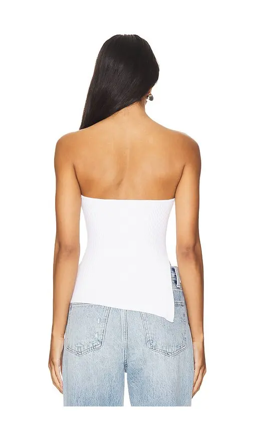 SNDYS. Novalie Ribbed Knit Jersey Top