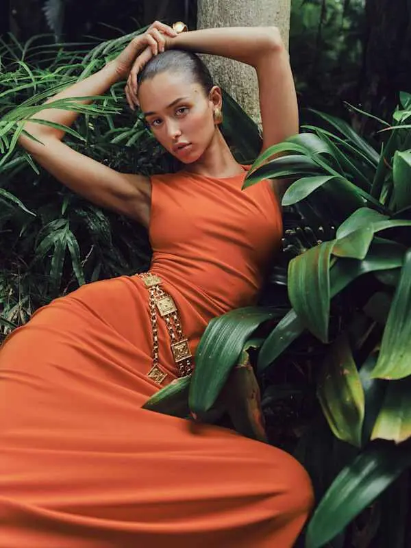 Reformation Amara Knit Dress In Orange Peel - 70% Off | Editorialist
