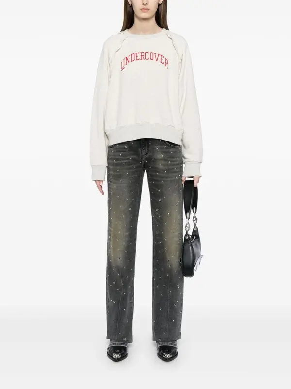 Undercover Logo-print Cotton Sweatshirt