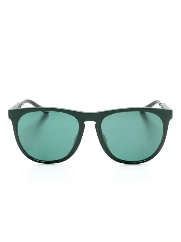 Oliver Spencer Square-frame Sunglasses - Green