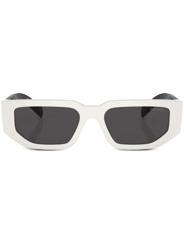 Prada Rectangle-frame Sunglasses - White