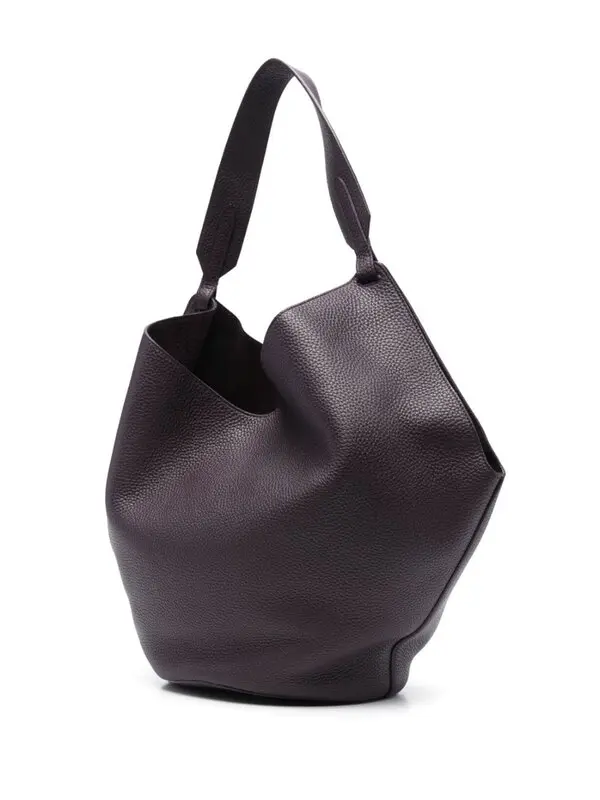 Khaite Medium Lotus Leather Tote Bag - Red