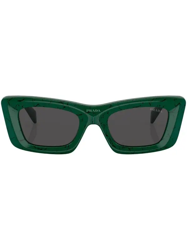 Prada Square-frame Sunglasses - Green