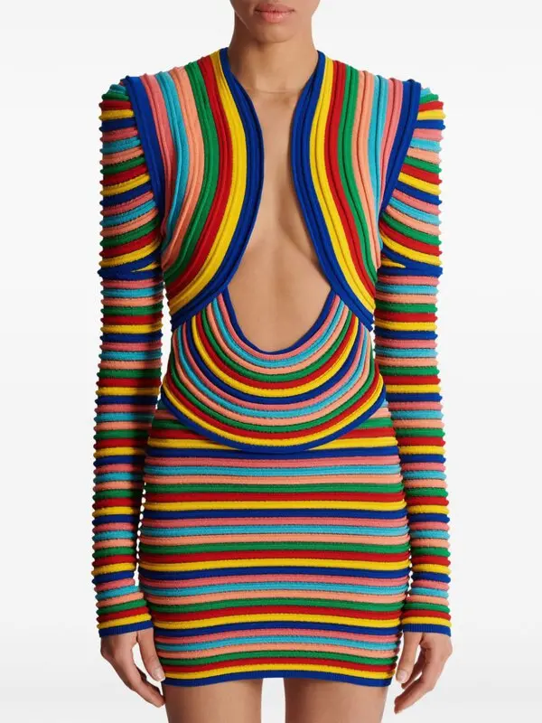 Balmain Knitted Mini Dress