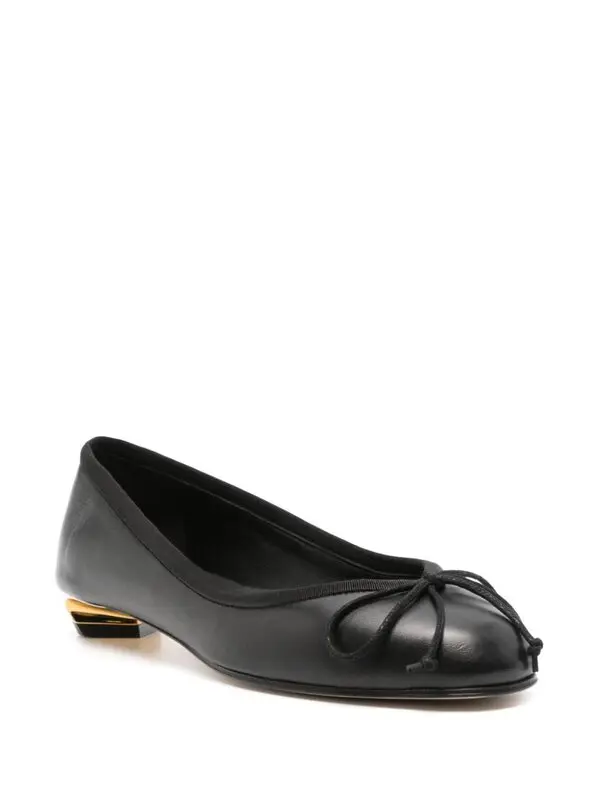 Alexander McQueen 20mm Armadillo Ballet Flats - Black