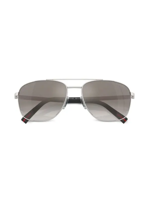 Prada Square Frame Sunglasses - Silver