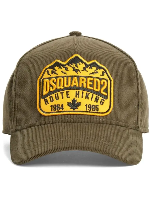 Dsquared2 Logo Appliqué Baseball Cap - Green