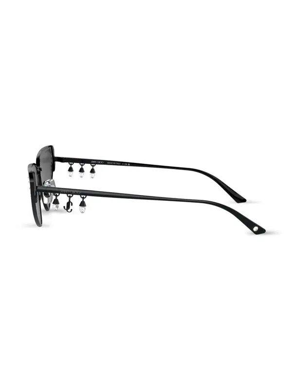 JIMMY CHOO Kristal Sunglasses - Black