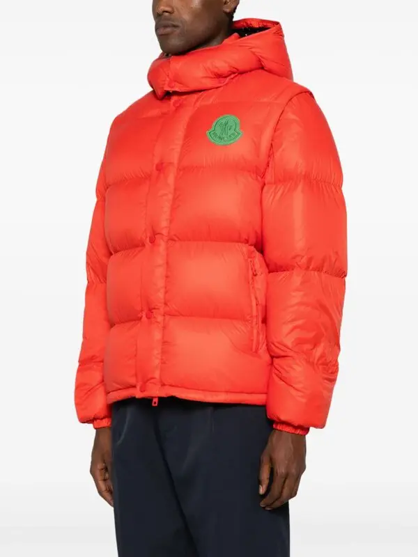 Moncler Cyclone 2-in-1 Padded Jacket - Orange