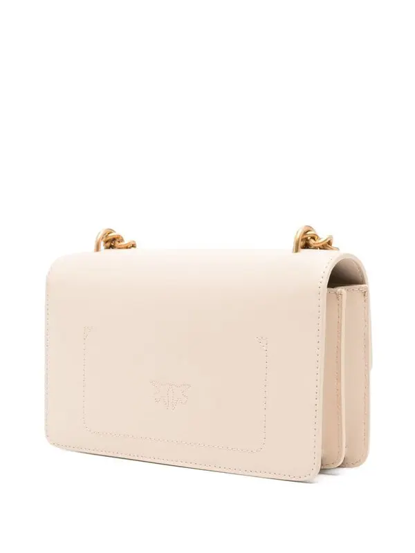 Pinko Mini Love One Crossbody Bag - Neutrals