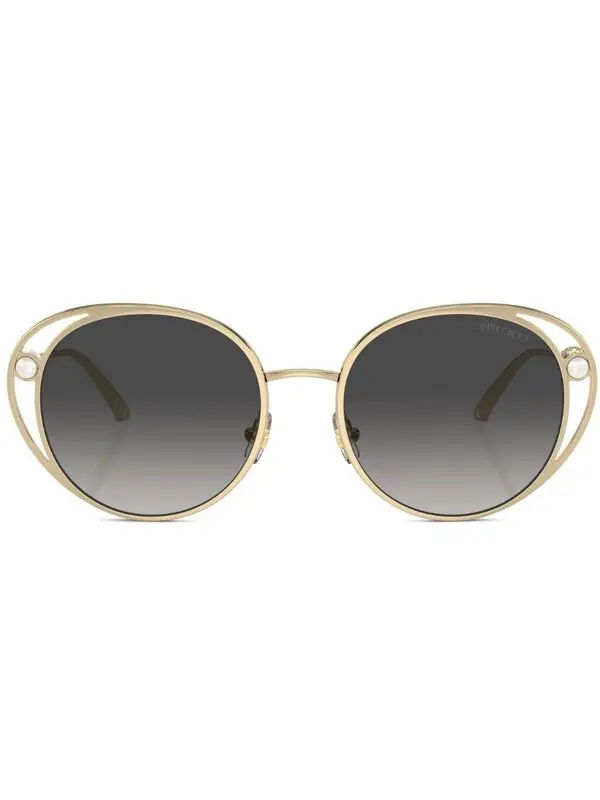 JIMMY CHOO Angela Sunglasses - Gold