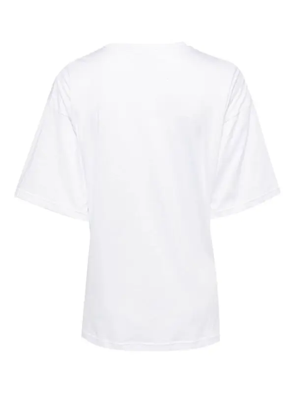ENFOLD Floral-appliqué T-shirt