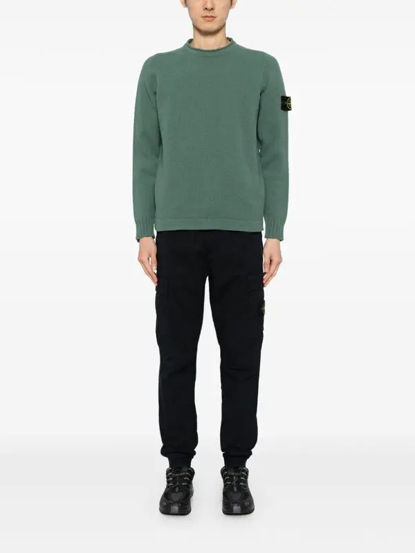 Stone Island Compass-motif Knit Jumper