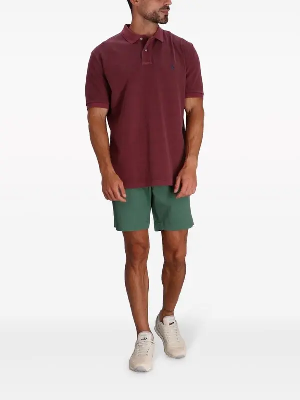 Polo Ralph Lauren Logo-embroidered Cotton Polo Shirt - Red