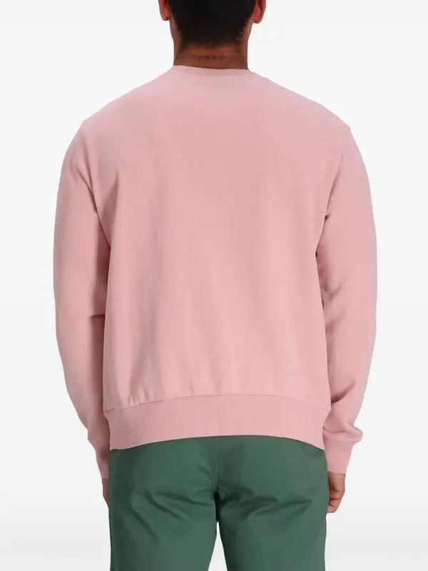 Polo Ralph Lauren Embroidered Logo Cotton Sweatshirt - Pink