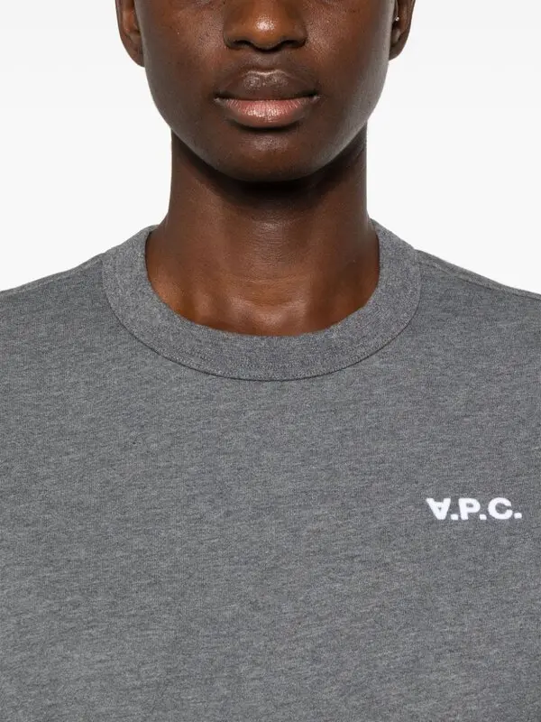 A.p.c. Flocked-logo Cotton Sweatshirt
