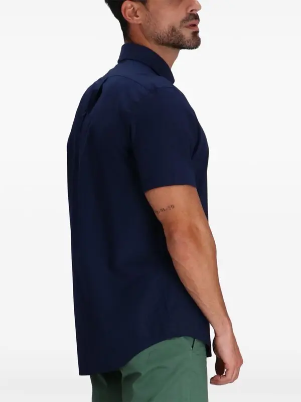 Polo Ralph Lauren Logo-embroidered Short-sleeve Shirt - Blue