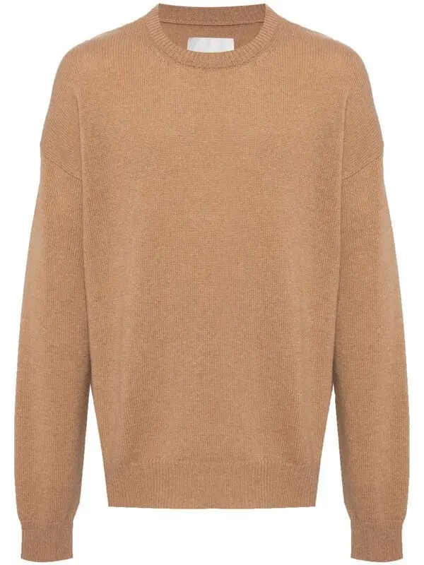 JIL SANDER Cashmere Crew-neck Jumper - Brown