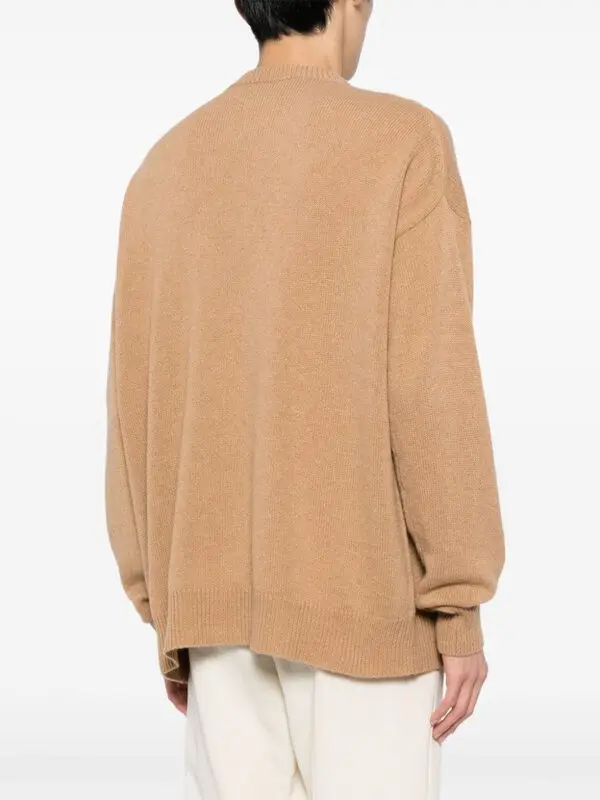 JIL SANDER Cashmere Crew-neck Jumper - Brown