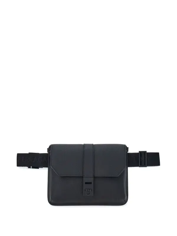 FERRAGAMO Gancini Belt Bag - Black
