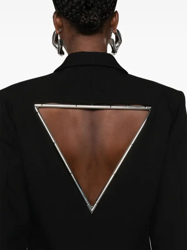 Coperni Triangle Detail Cut-out Blazer