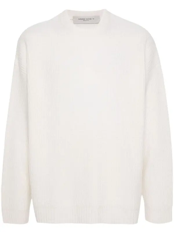 GOLDEN GOOSE Ribbed Wool Sweater