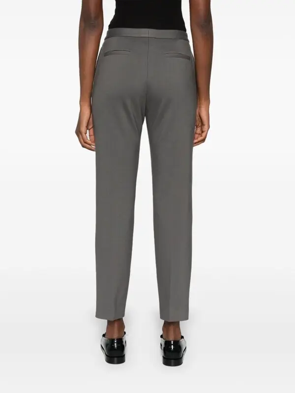 Fabiana Filippi Pressed-crease Trousers - Grey
